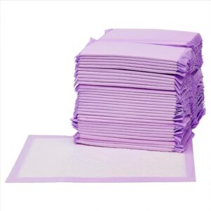 amazon basics cat pad refills for litter box, unscented, pack of 40, purple and white