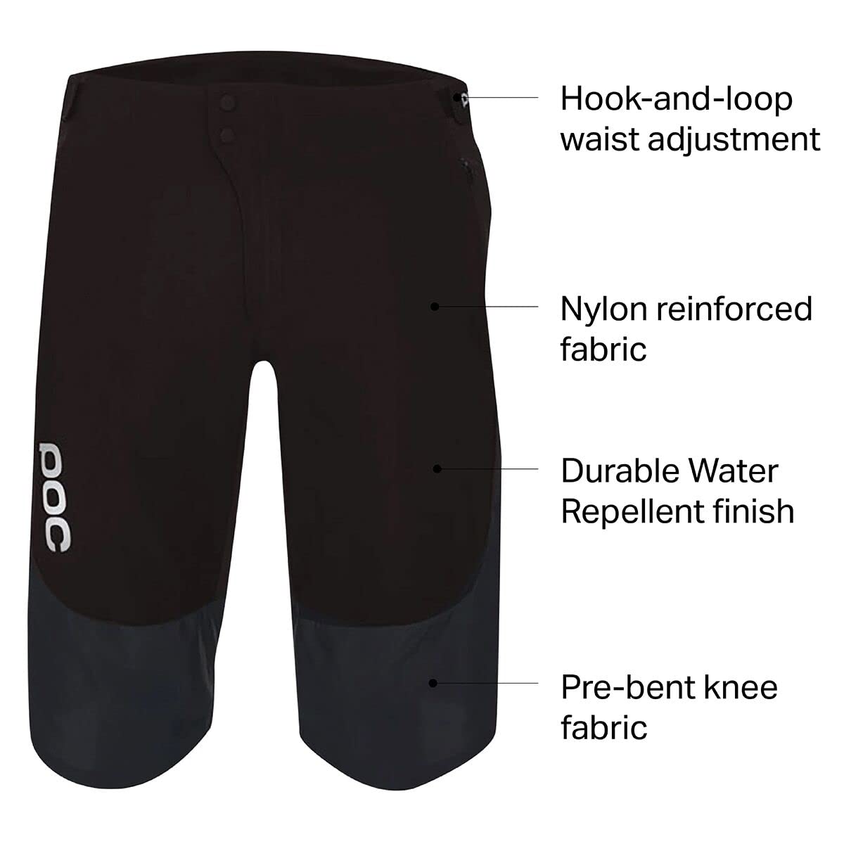 POC Resistance Enduro Short - Men's Uranium Black, M