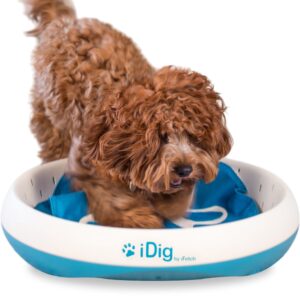 ifetch idig stay dog digging toy, interactive sniff mat for dogs, activity treat puzzle for mental stimulation and enrichment