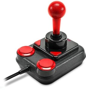 speedlink sl-650212-bkrd competition pro extra usb joystick - anniversary edition, retro-arcade-stick, schwarz-rot