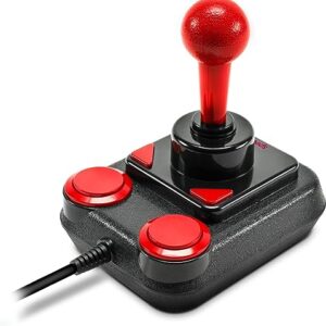 SPEEDLINK SL-650212-BKRD Competition PRO EXTRA USB Joystick - Anniversary Edition, Retro-Arcade-Stick, schwarz-rot