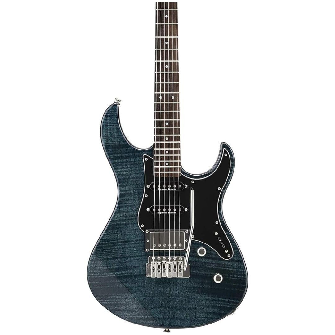 Yamaha 6 String Solid-Body Electric Guitar, Right, Indigo Blue (PAC612VIIFM IDB)