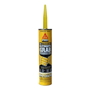 sika - sikabond ultimate grab, gray, instant grab, polyurethane adhesive, indoor and outdoor bonding, 10.1 fl.oz feet