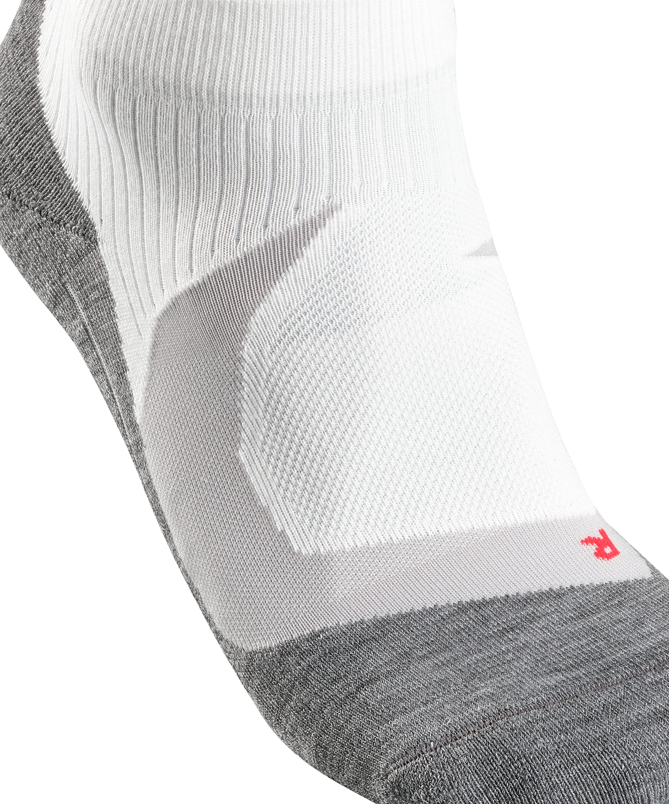 FALKE Men's RU4 Endurance Cool Short Running Socks, Quarter Cut, Medium Cushion, Breathable Quick Dry, Cooling, Nylon, White (White-Mix 2020), 10.5-11.5, 1 Pair