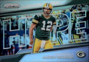 2018 panini prizm hype prizm #6 aaron rodgers green bay packers nfl football trading card