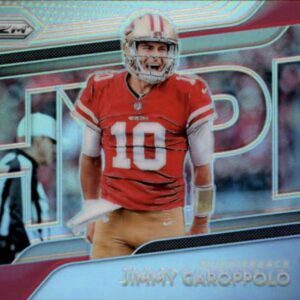 2018 Panini Prizm Hype Prizm #10 Jimmy Garoppolo San Francisco 49ers NFL Football Trading Card