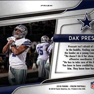 2018 Panini Prizm Hype Prizm #8 Dak Prescott Dallas Cowboys NFL Football Trading Card