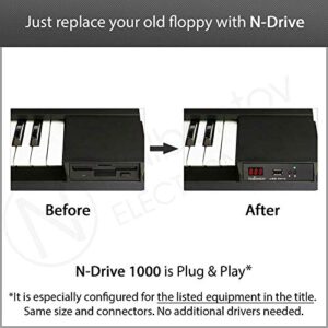 Floppy Disk USB Emulator Nalbantov N-Drive 1000 for AKAI MPC-60 MK I (Version 1)