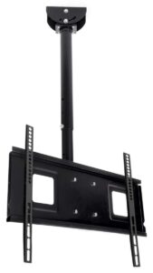 displays2go adjustable ceiling tv mount for 35 to 65 inch screens – black (ltceil64)