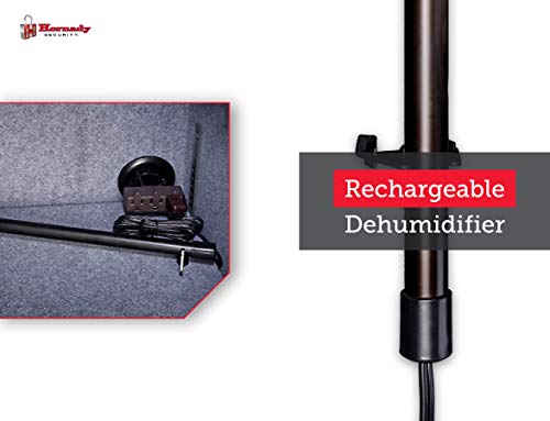 Hornady Gun Safe Dehumidifier Rod 12 Inch, Black, 95903 - Maintenance-Free Plug-In Electric Dehumidifier Eliminates Moisture for Gun Safes & Cabinets to Help Prevent Rust & Corrosion in Your Gun Vault