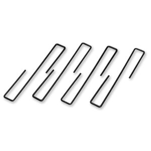 Hornady Universal Handgun Hangers, 95870, 4pk - Maximize Gun Safe Space with Easy Access Under Shelf Storage Gun Hangers -PVC Coated Steel Wire Pistol Holder Protect & Store 22 Caliber Handgun & More