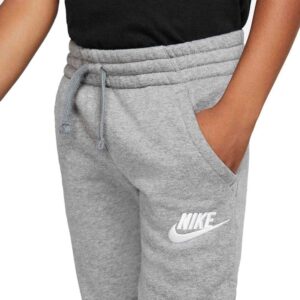 Nike Boy's NSW Club Jogger Fleece Pant, Carbon Heather/Cool Grey/White, Large