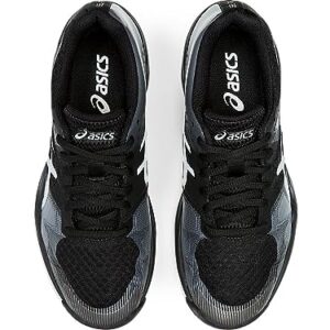 ASICS Women's Gel-Tactic 2 Volleyball Shoes, 10, Black/Silver