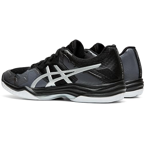 ASICS Women's Gel-Tactic 2 Volleyball Shoes, 10, Black/Silver