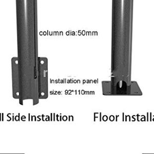 Premium Gas Spring Single Monitor Floor Stand - Adjustable Height, Sturdy TV Mount for 13-27 LCD Monitors - Holds up to 10kgs - Perfect PC Stand for Floor or Sofa Side