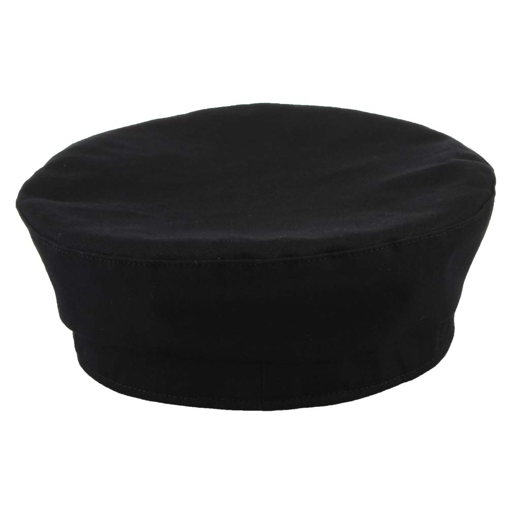 Brcus Women Yacht Captain Sailor Hat Newsboy Cabbie Baker Boy Peaked Beret Cap Black