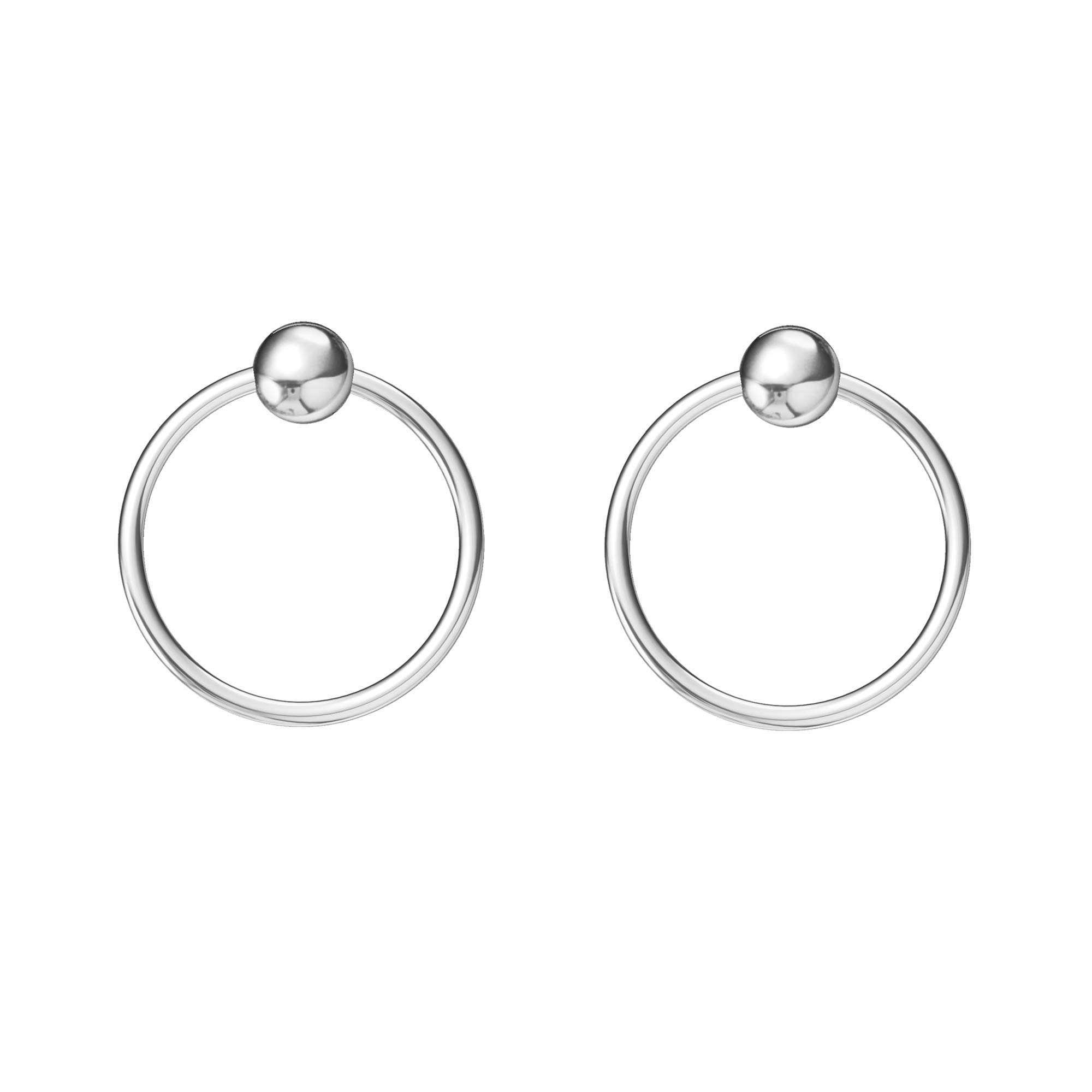 Sterling Cartilage Earrings Piercing Earring Nose Rings Hoop for Women Men Girls