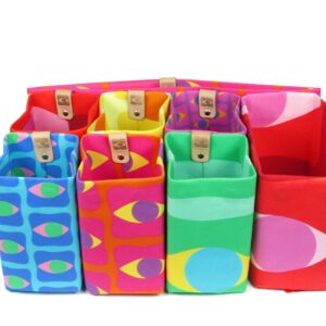 Bright Flagship Prints, 5" 8-pc Tote Set