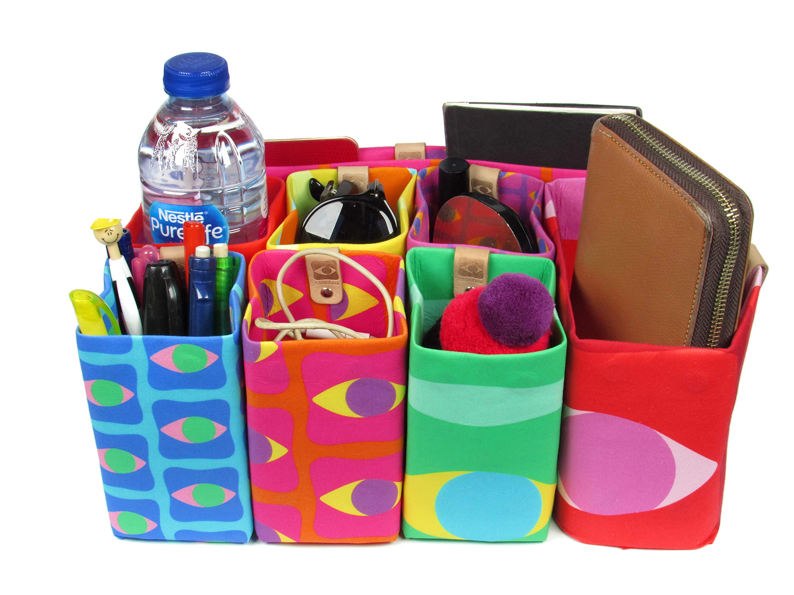 Bright Flagship Prints, 5" 8-pc Tote Set