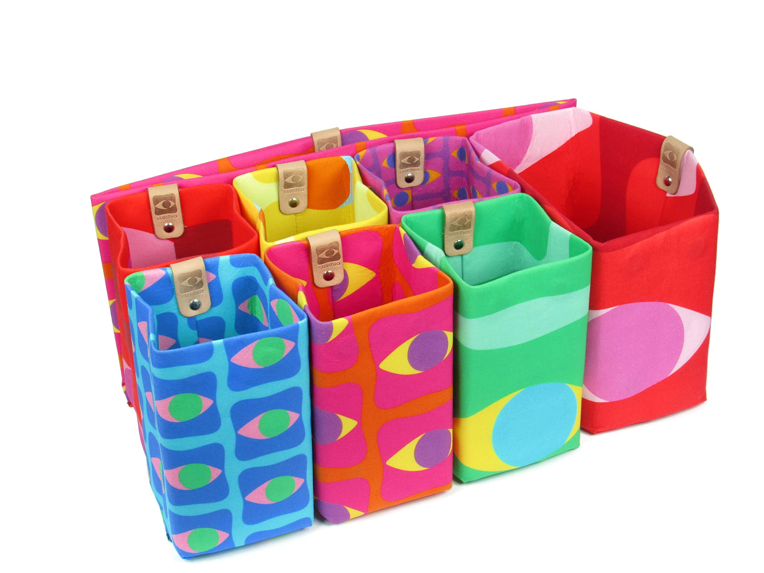 Bright Flagship Prints, 5" 8-pc Tote Set