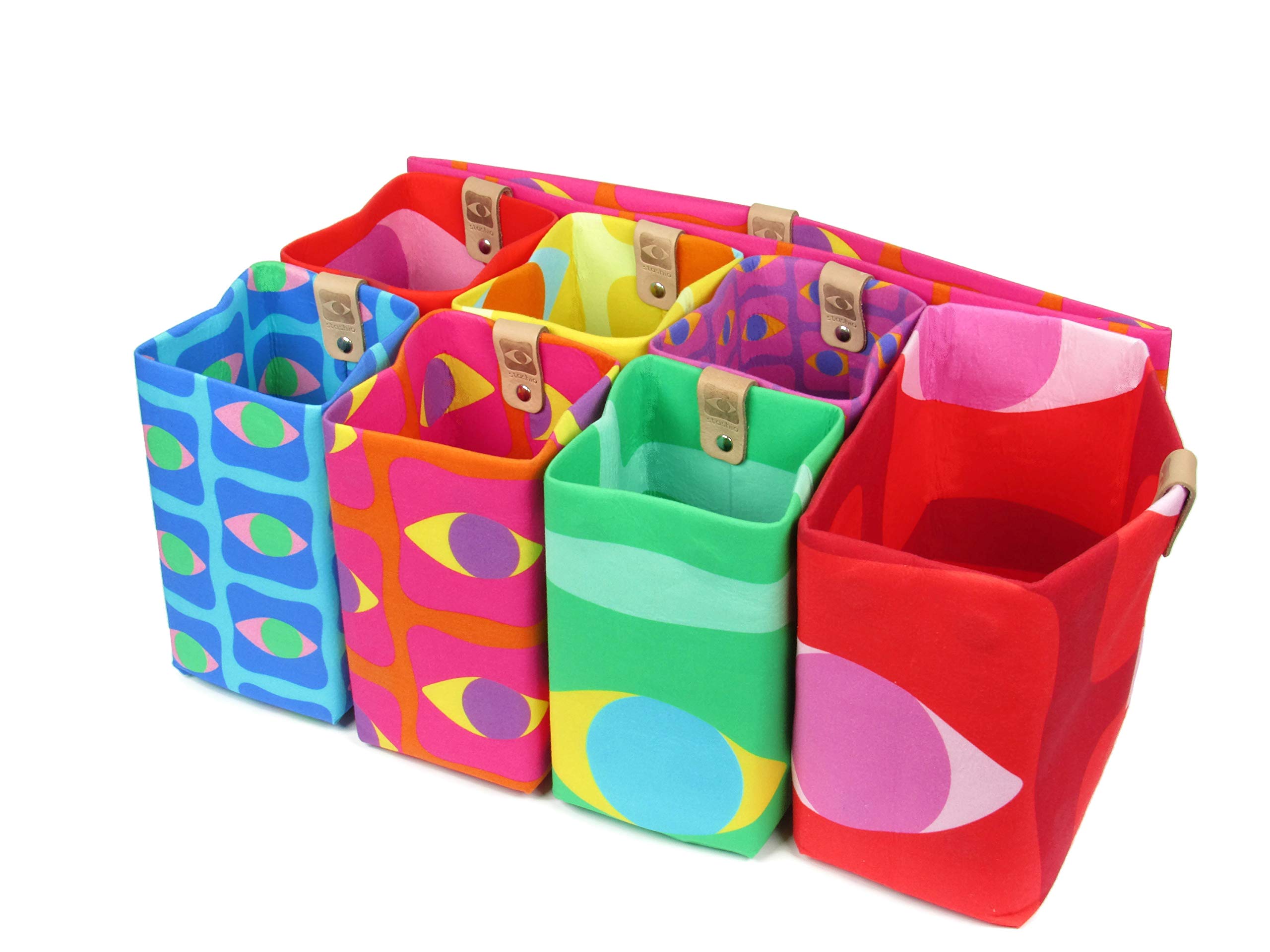 Bright Flagship Prints, 5" 8-pc Tote Set