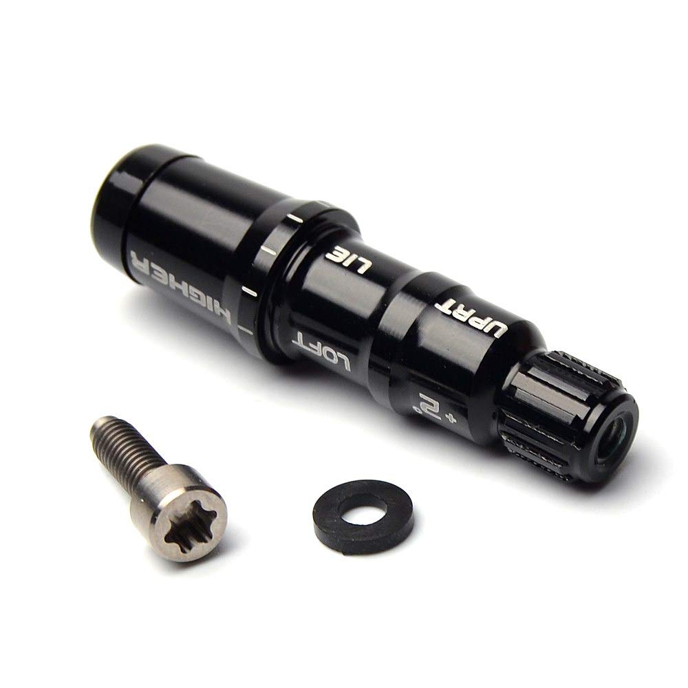 GOOACTION Golf Shaft Sleeve Adapter for 2018 M3 M4 & M4 D-TYPE Driver Club Loft ±2.0 Degree .335 RH Adapter Black 1pc