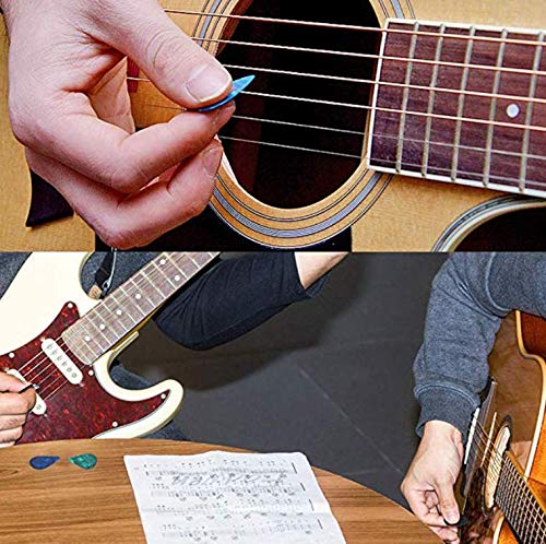 AUGSHY 300 Pcs Guitar Picks Sampler Value Pack Includes Thin Medium & Heavy Gauges