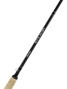 okuma, epixor inshore 1 piece spinning rod, 7' length, 12-15 lb line rate, 3/8-1 oz lure, rate, medium/heavy power, black