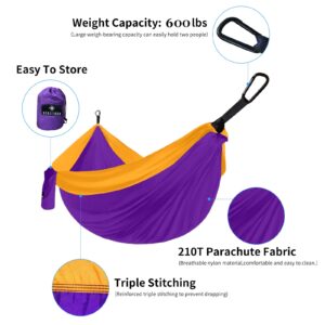 Beastron Premium Camping Hammock - Double Hiking Hammock with Tree Straps - Extra Large with Portable Travel Backpacking