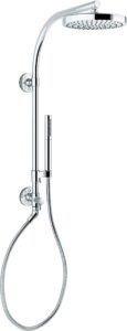 kohler 76474-cp hydrorail-r awaken shift ellipse arch shower column kit with rainhead and 2.0 gpm handshower