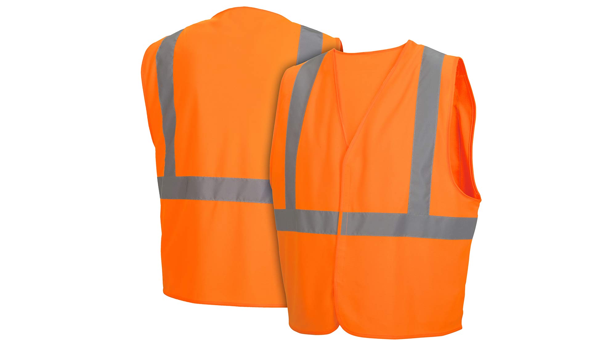 Pyramex RVHL2920M RVHL29 Series Vest Hi-Vis orange vest with plain bag - Size Medium