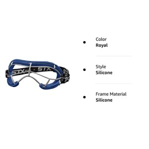 STX Lacrosse 4Sight+ S Adult Goggle, Royal