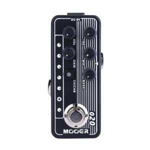 mooer guitar digital micro preamp (020 blueno)