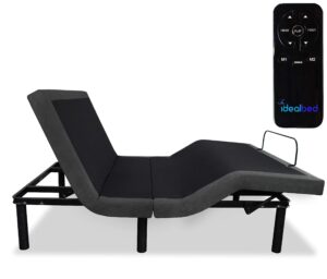 idealbed 3i custom adjustable bed base, wireless, zero gravity, one touch comfort positions, programmable memory, advanced smooth silent operation (king)