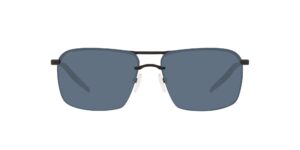 costa del mar mens skimmer rectangular sunglasses, matte black/grey polarized-580p, 62 mm