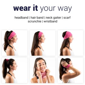 RokBAND Multi-Functional Neck Gaiter or Headband | Camouflage | Gray