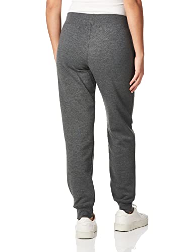 Champion Women's Powerblend Joggers, Script Logo, Granite Heather-Y07459, X-Small