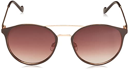 Jessica Simpson Women's J5564 Retro Metal Round Sunglasses with UV400 Protection - Glamorous Sunglasses for Women, 56mm