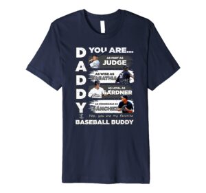 aaron judge yankees - daddy you are baseball buddy,short sleeve t-shirt