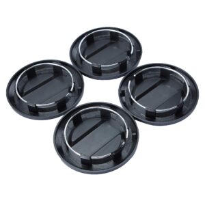 CPOWACE 4pcs Hub Wheel Center Caps Compatible with Polaris RZR, Black Tire Wheel Center Rim Cap Accessories Compatible with Polaris RZR 1000 XP Turbo/XP 4/Ranger 2017-2021(Replace #1522872-655)