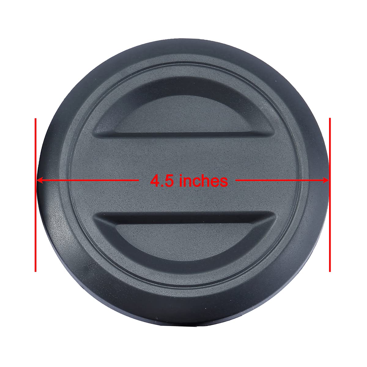 CPOWACE 4pcs Hub Wheel Center Caps Compatible with Polaris RZR, Black Tire Wheel Center Rim Cap Accessories Compatible with Polaris RZR 1000 XP Turbo/XP 4/Ranger 2017-2021(Replace #1522872-655)