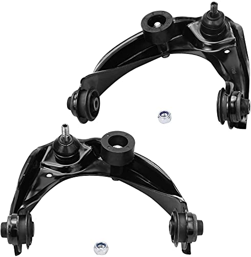 Detroit Axle - 10pc Front End Suspension Kit for 07-12 Ford Fusion Lincoln MKZ, 07-09 Mercury Milan, Lower Forward Rearward & Upper Control Arms Tie Rods 2007 2008 2009 2010 2011 2012 Replacement