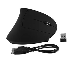 FLY WAY Ergonomic Vertical Wireless Mouse, Rechargeable 2.4GHz Optical Mice 800/1200/1600 DPI 6 Buttons for Laptop, PC, Computer, Desktop, Notebook