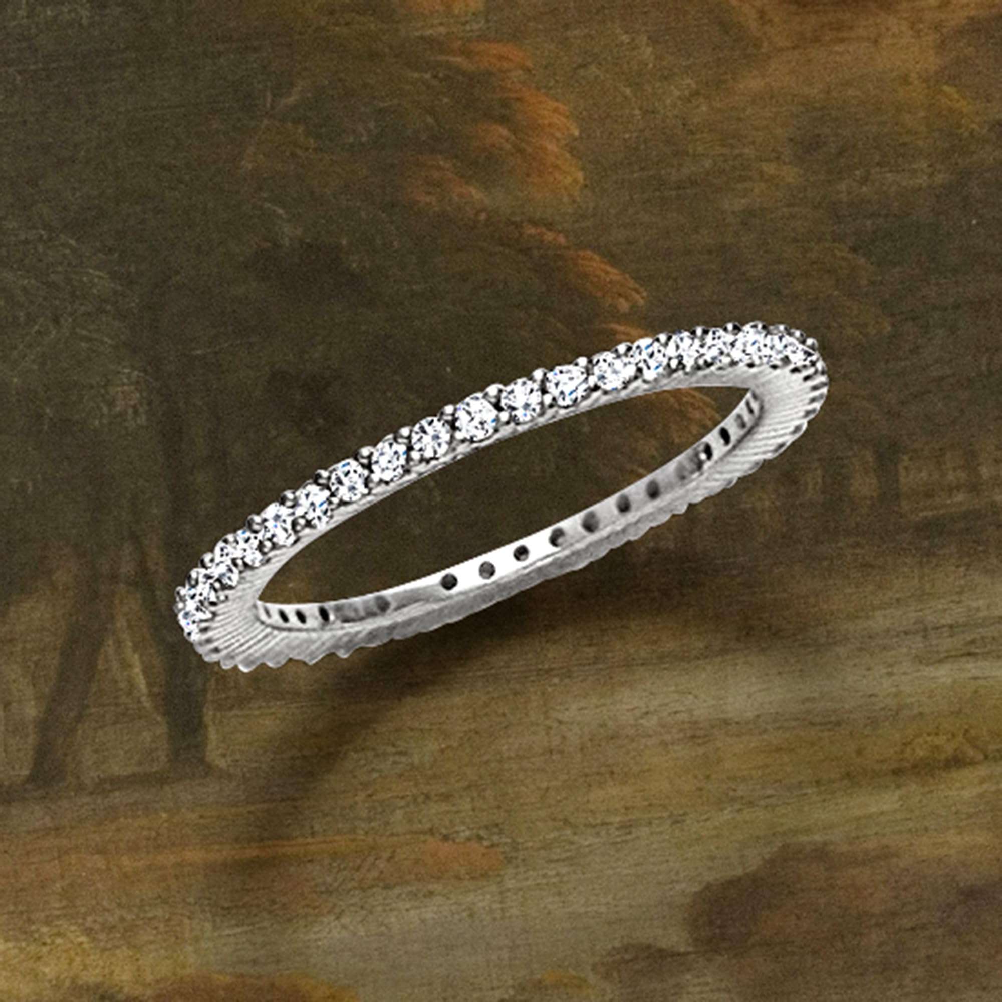 Ross-Simons 0.50 ct. t.w. Diamond Eternity Band in 14kt White Gold. Size 6