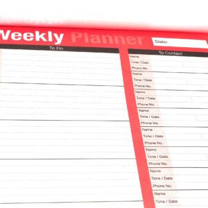 Weekly Desk Planner and Things to Do