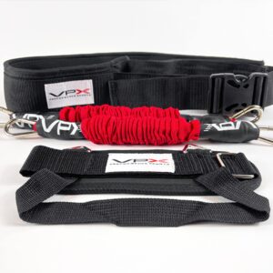 VPX Baseball Training Harness, Adds 4-7MPH Power and Velocity, Improves Swing, Batting, and Pitching Mechanics, Hitters and Pitchers, All Ages, Includes Harness, Videos, Drills, and Programming.