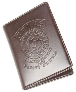 resident evil biohazard s.t.a.r.s rpd wallet jill valentine id holder | chris leon wesker cosplay