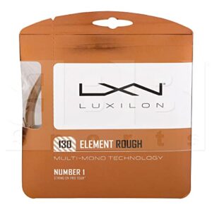 luxilon element, element rough tennis string set (element rough 130 [1 set])