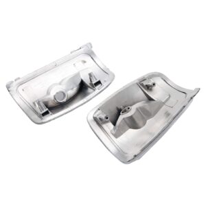 MASO 2Pcs Wing Mirror Indicator Lamp Lens Cover Compatible with Transit MK8 2014 Onwards Right&Left Side(MPN:1847387,1847389)