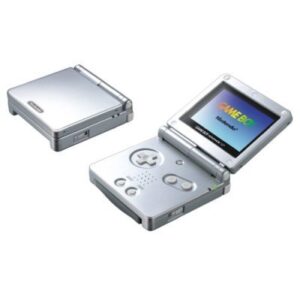 nintendo game boy advance sp console- silver (renewed)